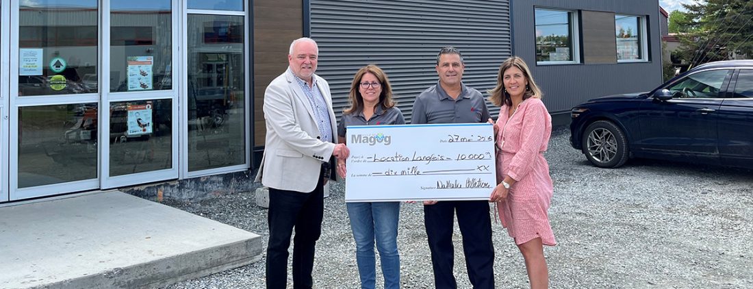 Communiqué - La Ville de Magog accorde une subvention de 10 000 $ à Location Langlois inc.