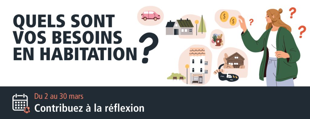 Communiqué - Étude sur les besoins en habitation